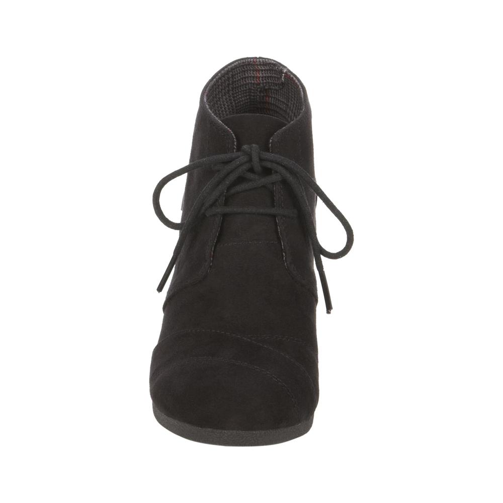 Bongo Women's Wedge Fashion Bootie Josie - Black