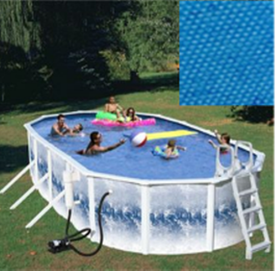 12' X 24' Oval Above Ground Pool And Solar Cover Bundle