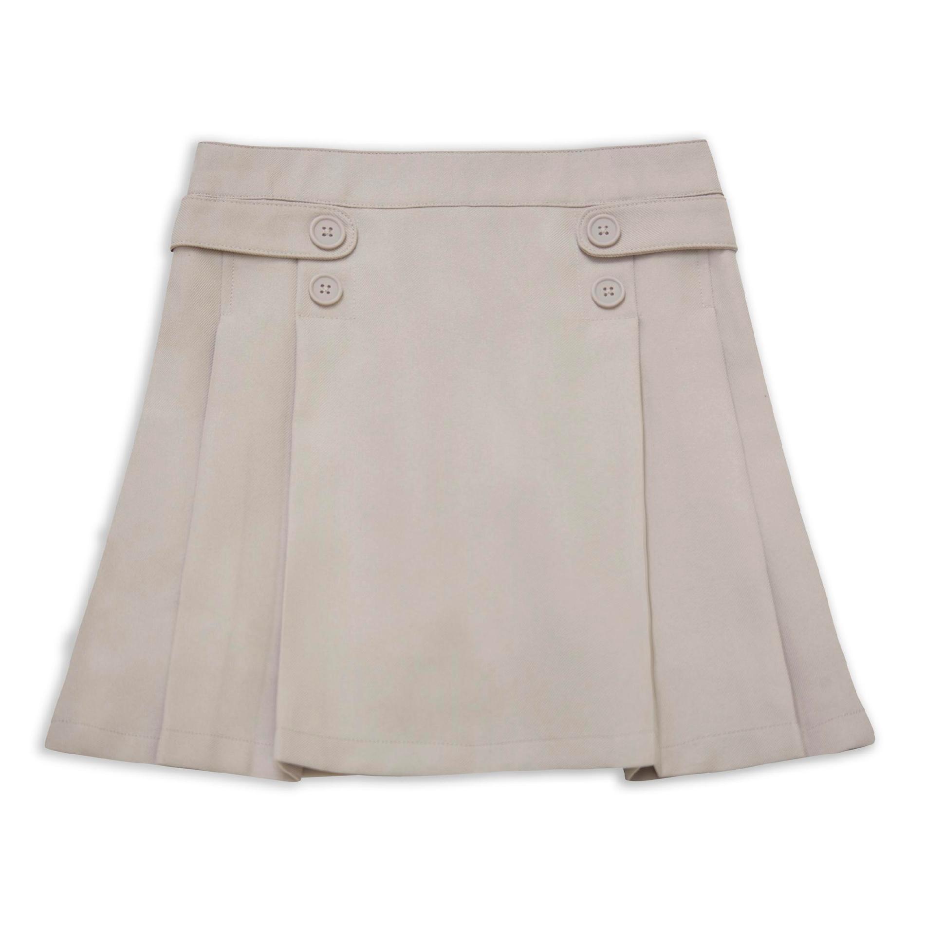 Dockers Girl's Pleated Uniform Scooter - Khaki