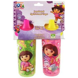 Nickelodeon Dora the Explorer Insulated Spill-Proof Cups, 9 Ounce, 2 ...