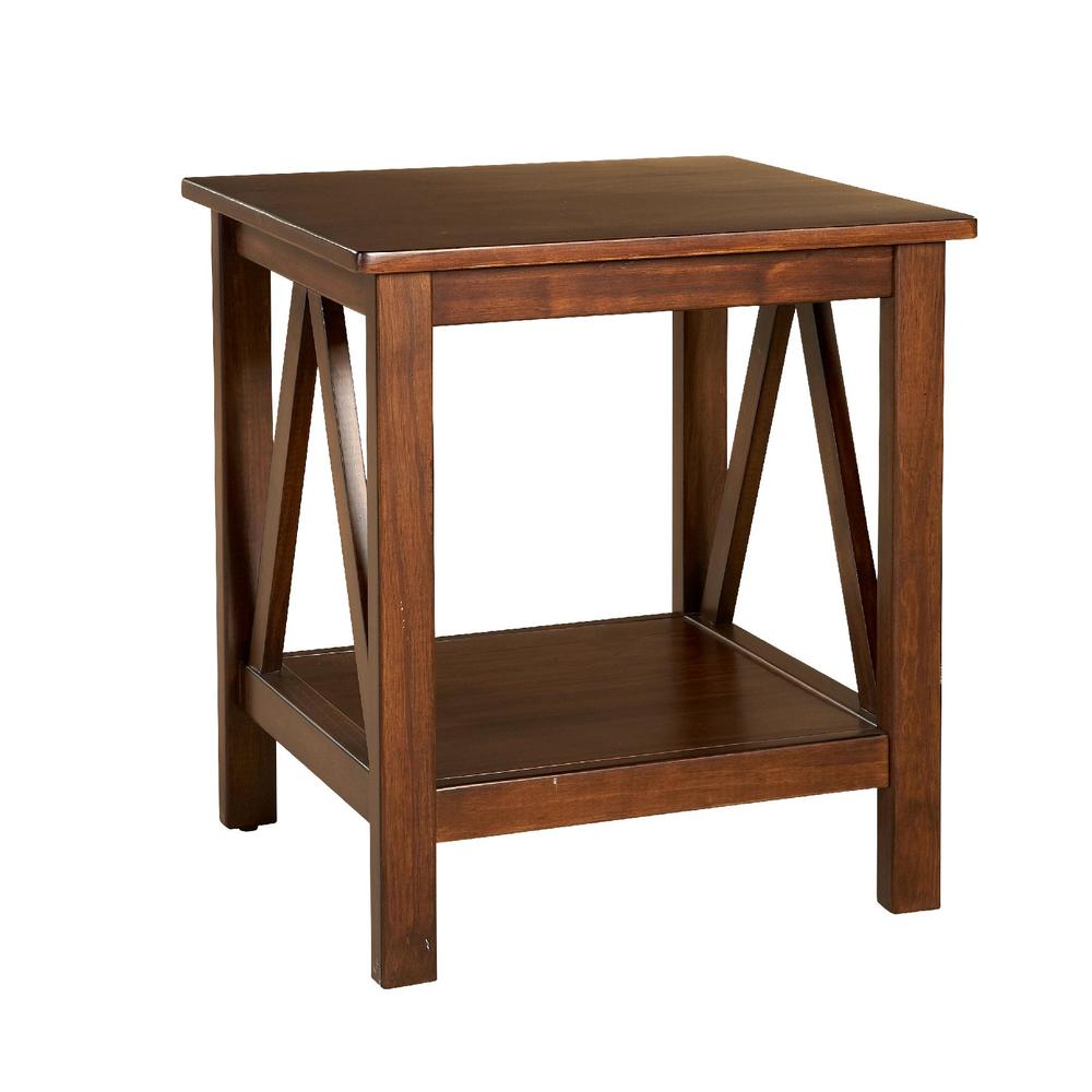 Linon Titian End Table Antique