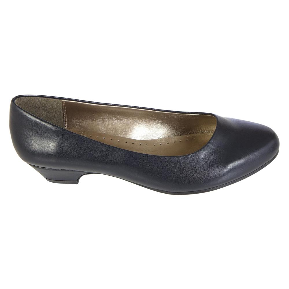Basic Editions Women's Dress Shoe Renee Wide Width - Navy