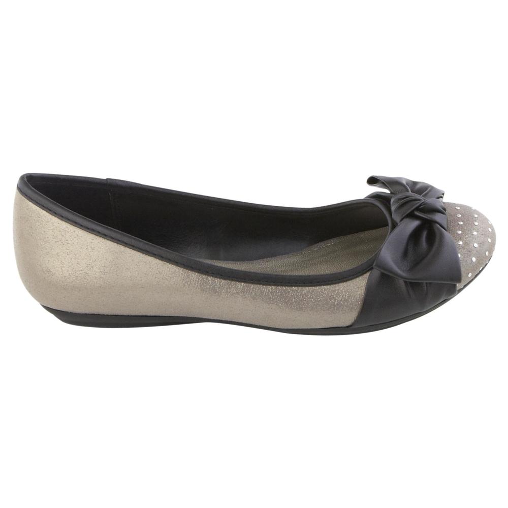 Bongo Women's Casual Ballet Flat Glimmer - Pewter