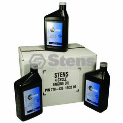 Stens 770-435 4-cycle Engine Oil / 10W30-SJ Wt Twelve 32 Oz.btls