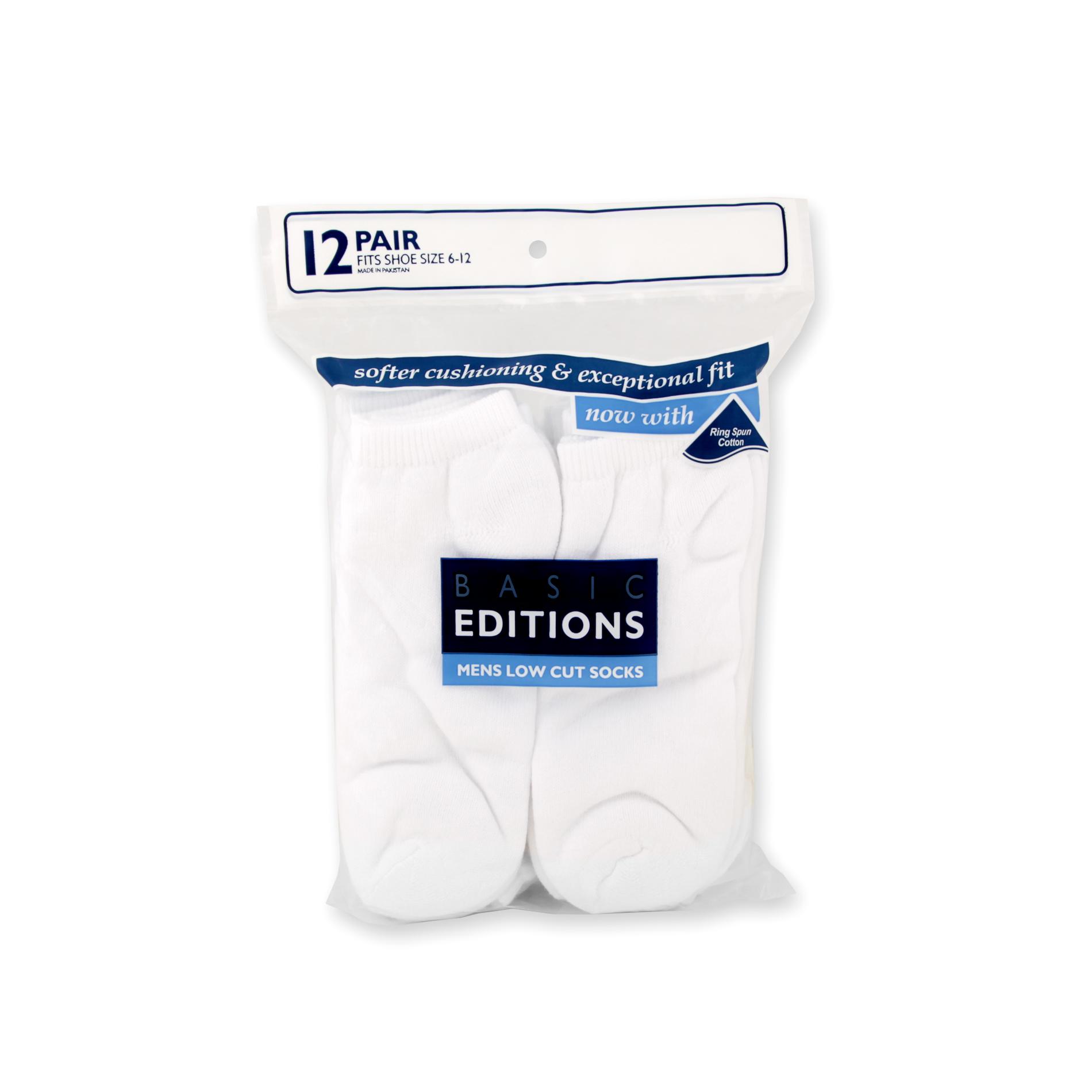 UPC 848667010259 - Basic Editions Men's 12-Pack Low-Cut Socks ...
