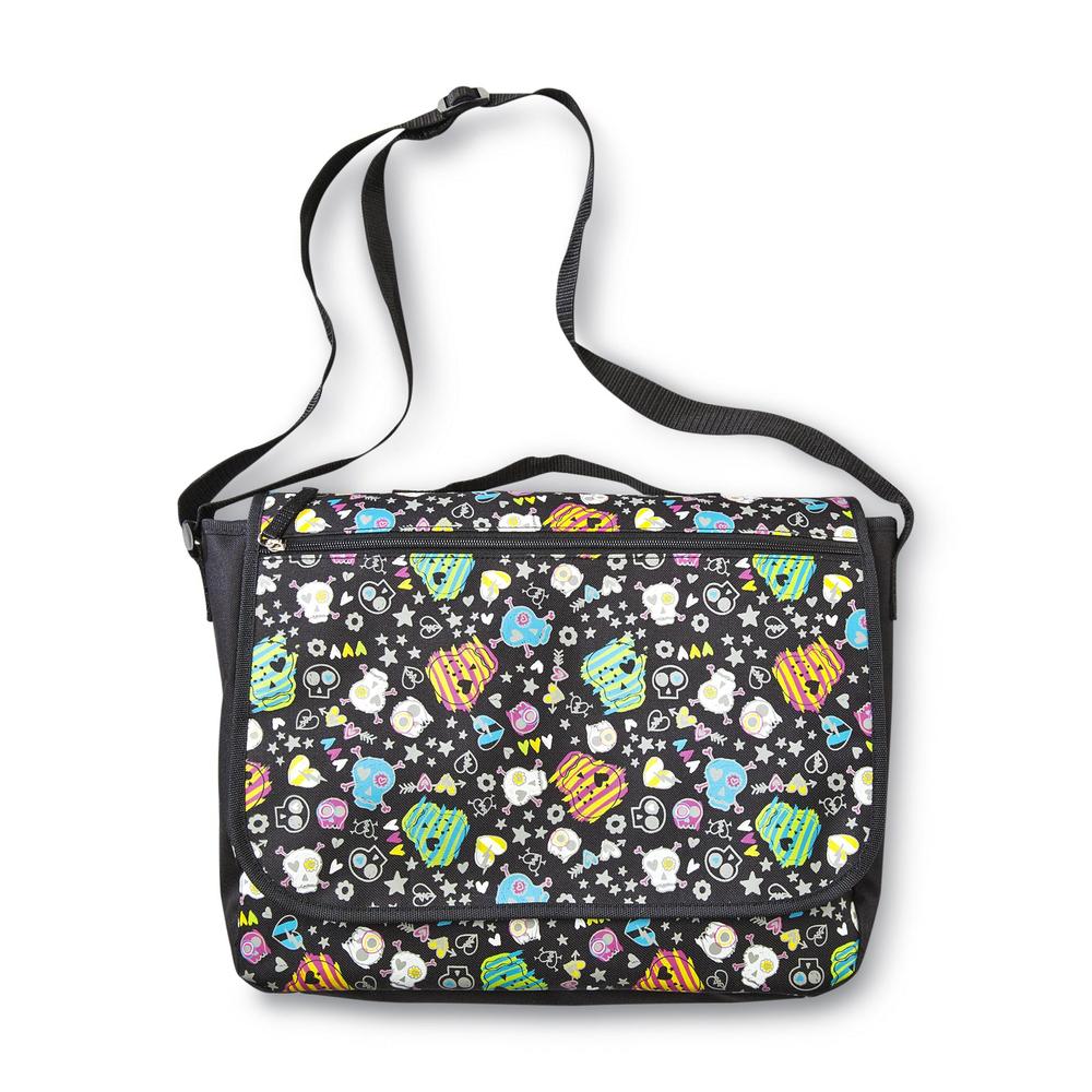 Joe Boxer Junior's Messenger Bag - Skulls