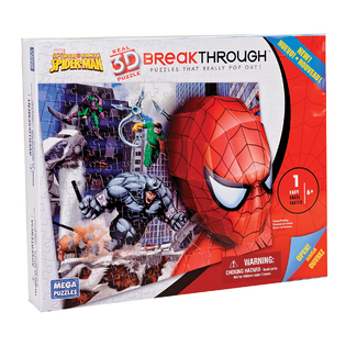 Mega Bloks 3D Breakthrough Puzzle - Spiderman - 100 Pieces - Toys ...