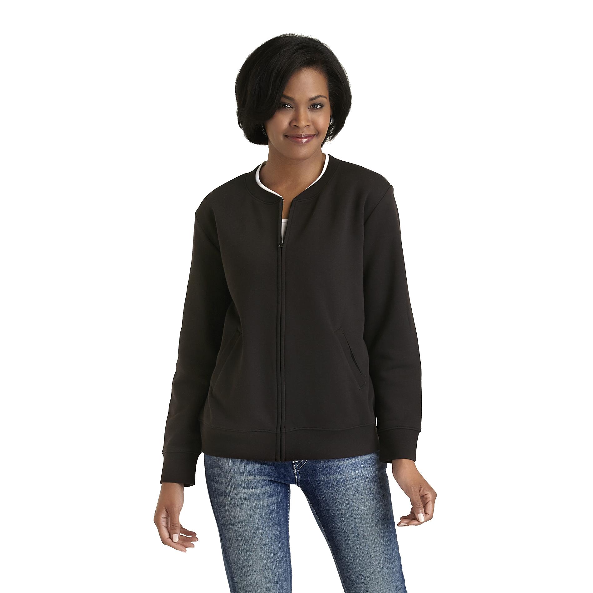 Laura Scott Women's Layered-Look Knit Jacket