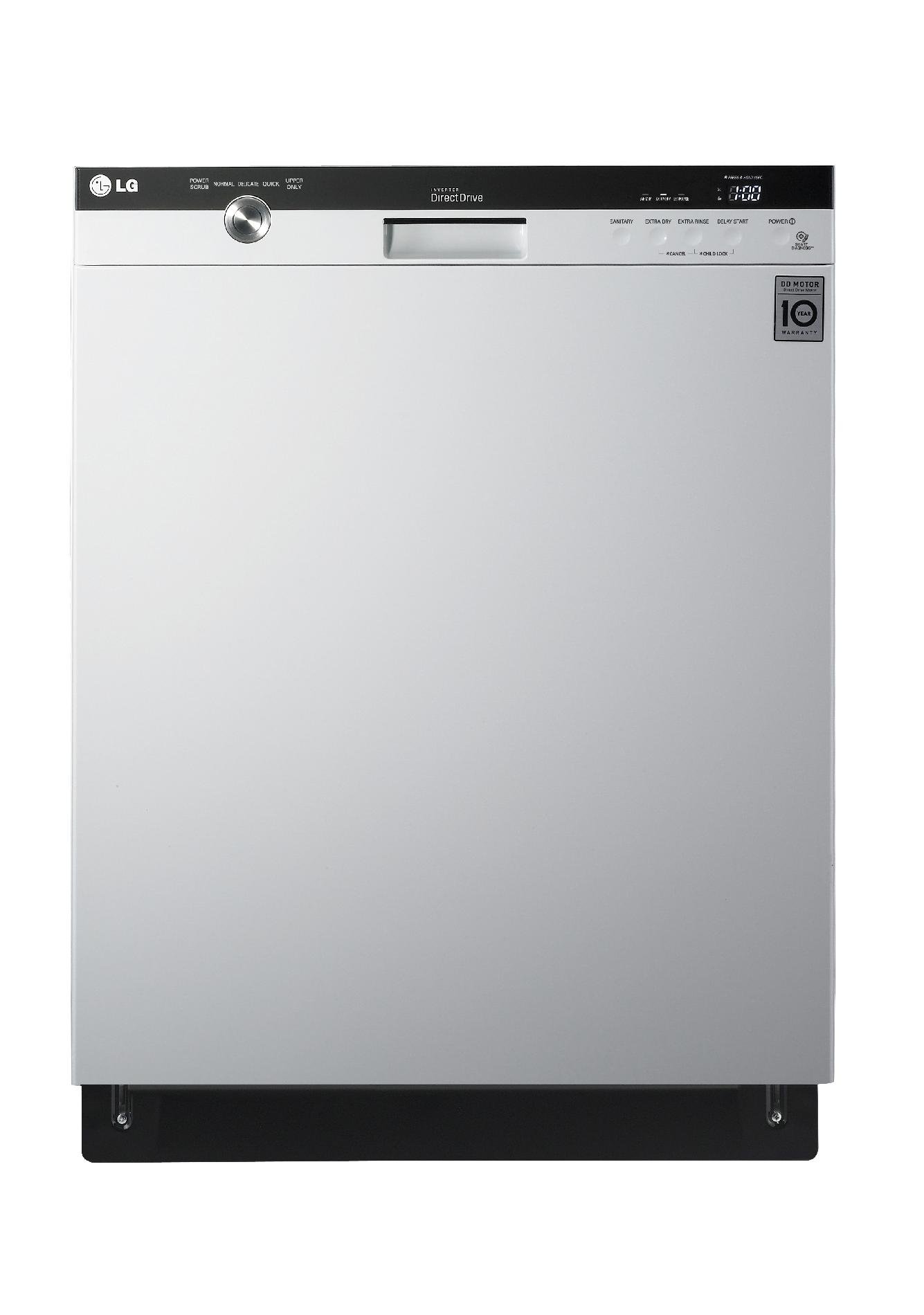 Lg 24″ Built-in Dishwasher W/ Easyrack Plus System – White | Camiveo