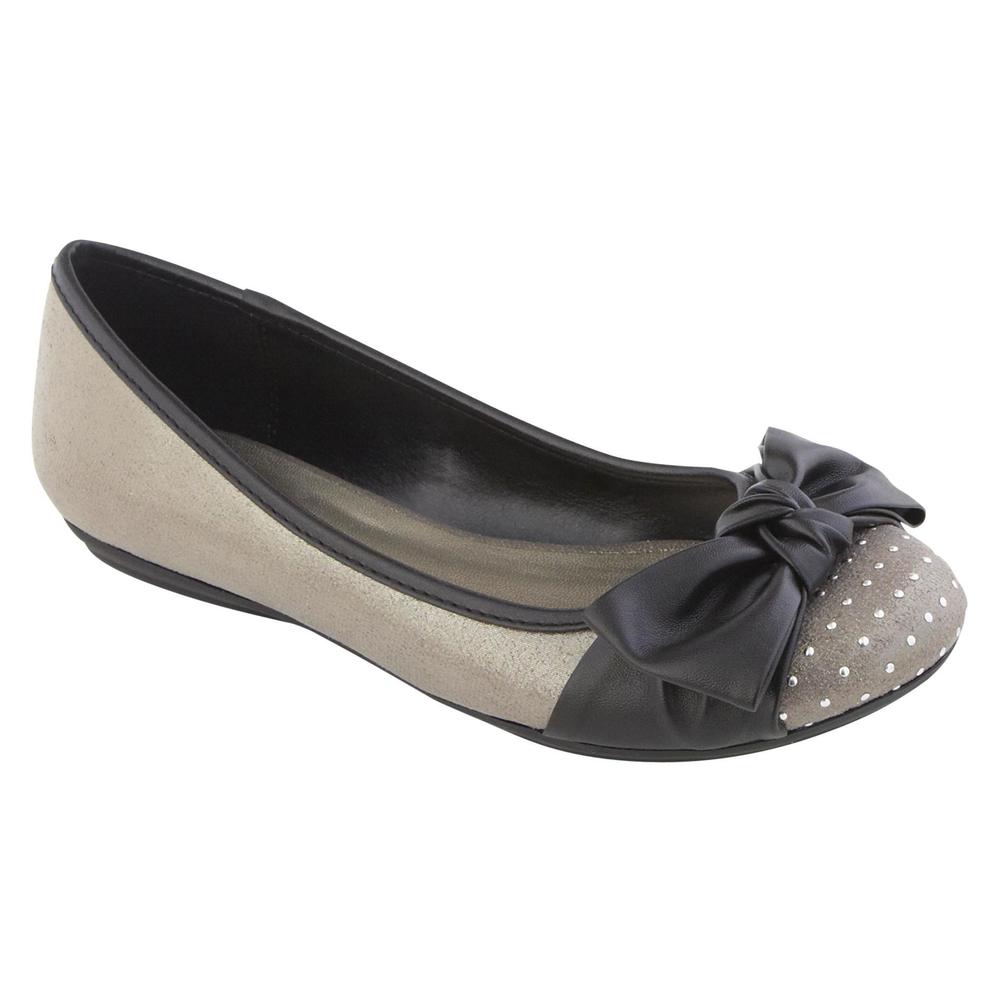Bongo Women's Casual Ballet Flat Glimmer - Pewter