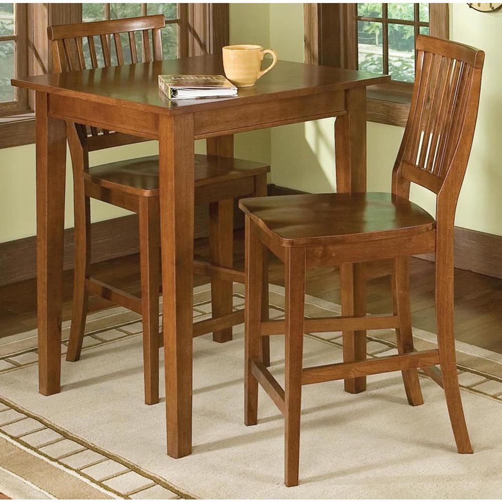 Home Styles Arts & Crafts 3PC Bistro Set Cottage Oak