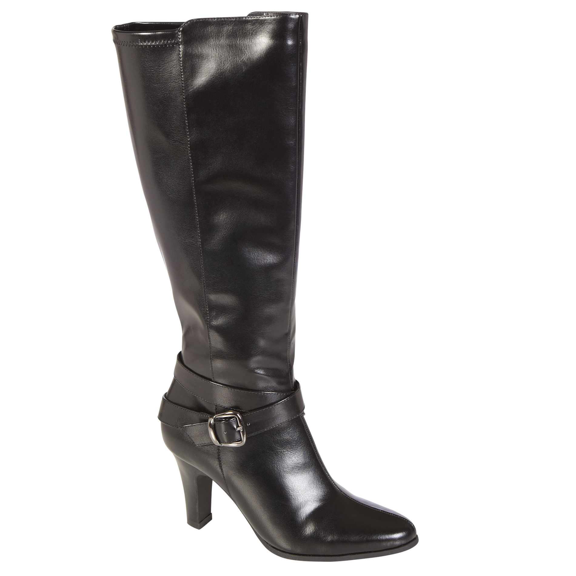 Laura Scott Women's Fashion Boot Betty Extended Calf - Black