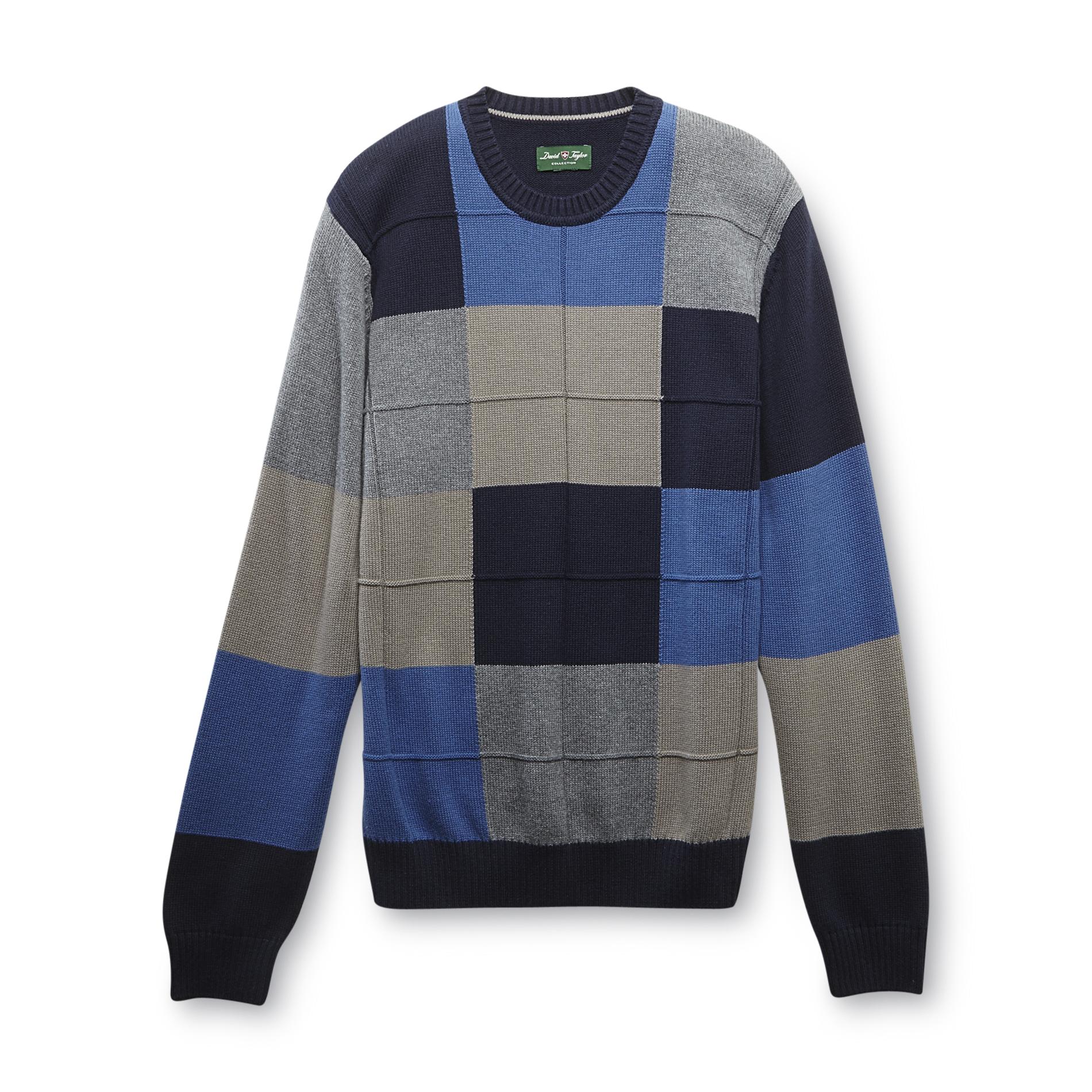 David Taylor Collection Men's Crew Neck Sweater