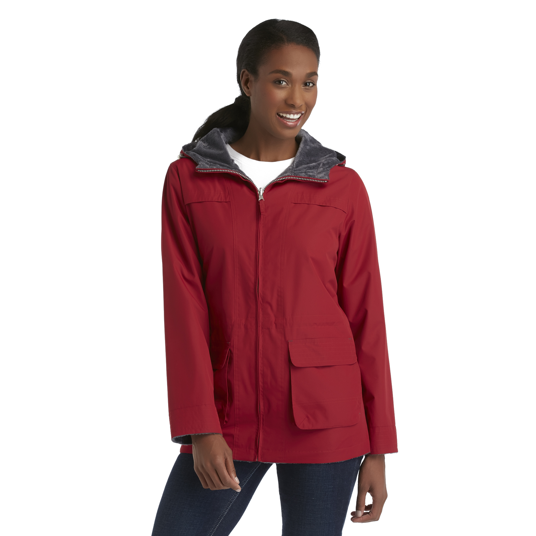 Attention Women's Reversible Hooded Jacket