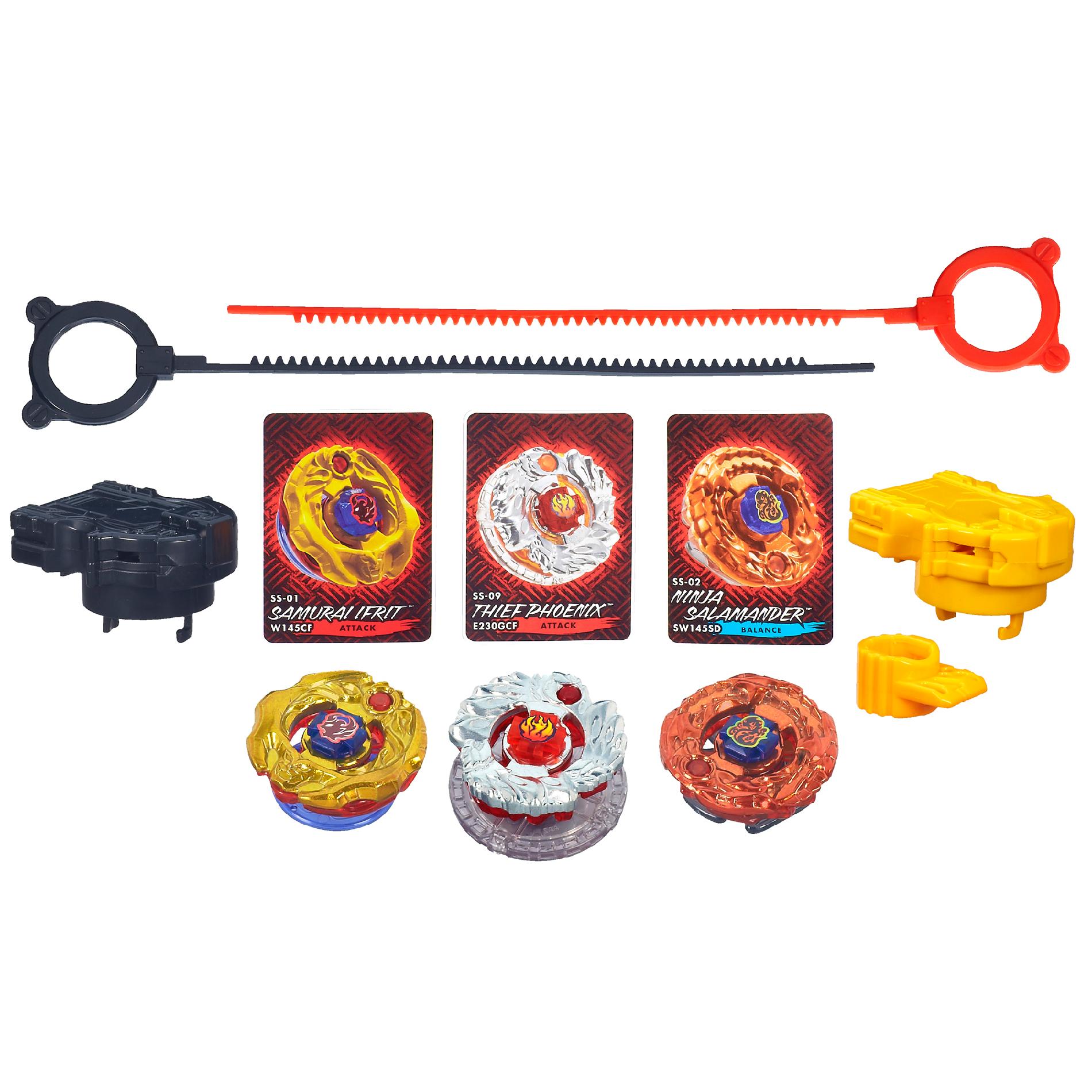Beyblade Shogun Steel Battle Tops Fire Team Set