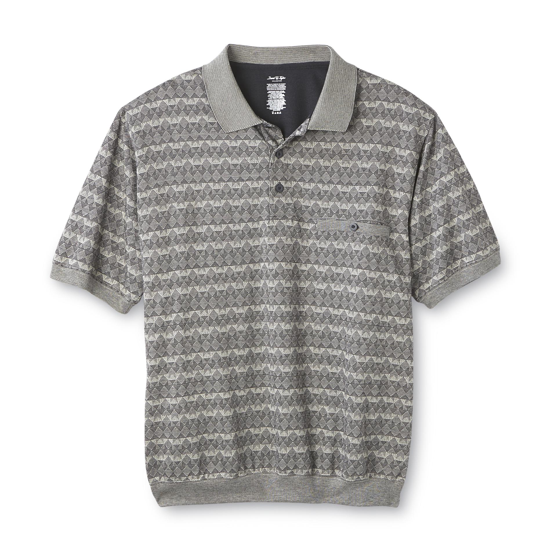 David Taylor Collection Men's Polo Shirt - Geometric