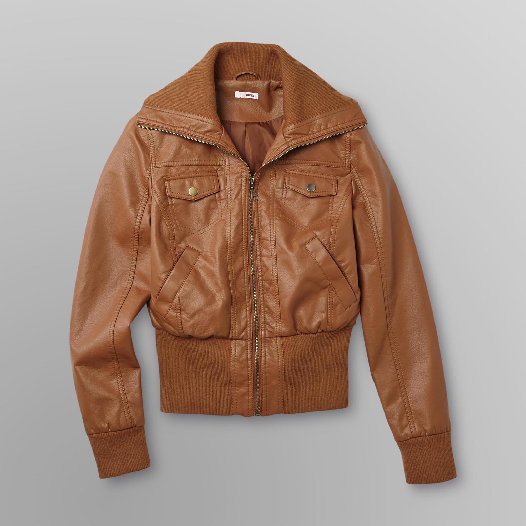 Bongo Junior's Bomber Jacket - Faux Leather