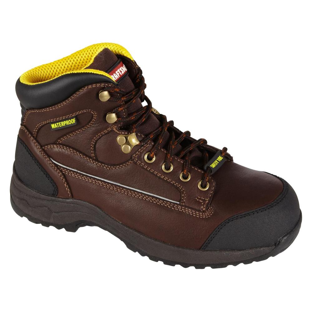 Craftsman Men's Steel Toe Work Boot Kipper - Brown