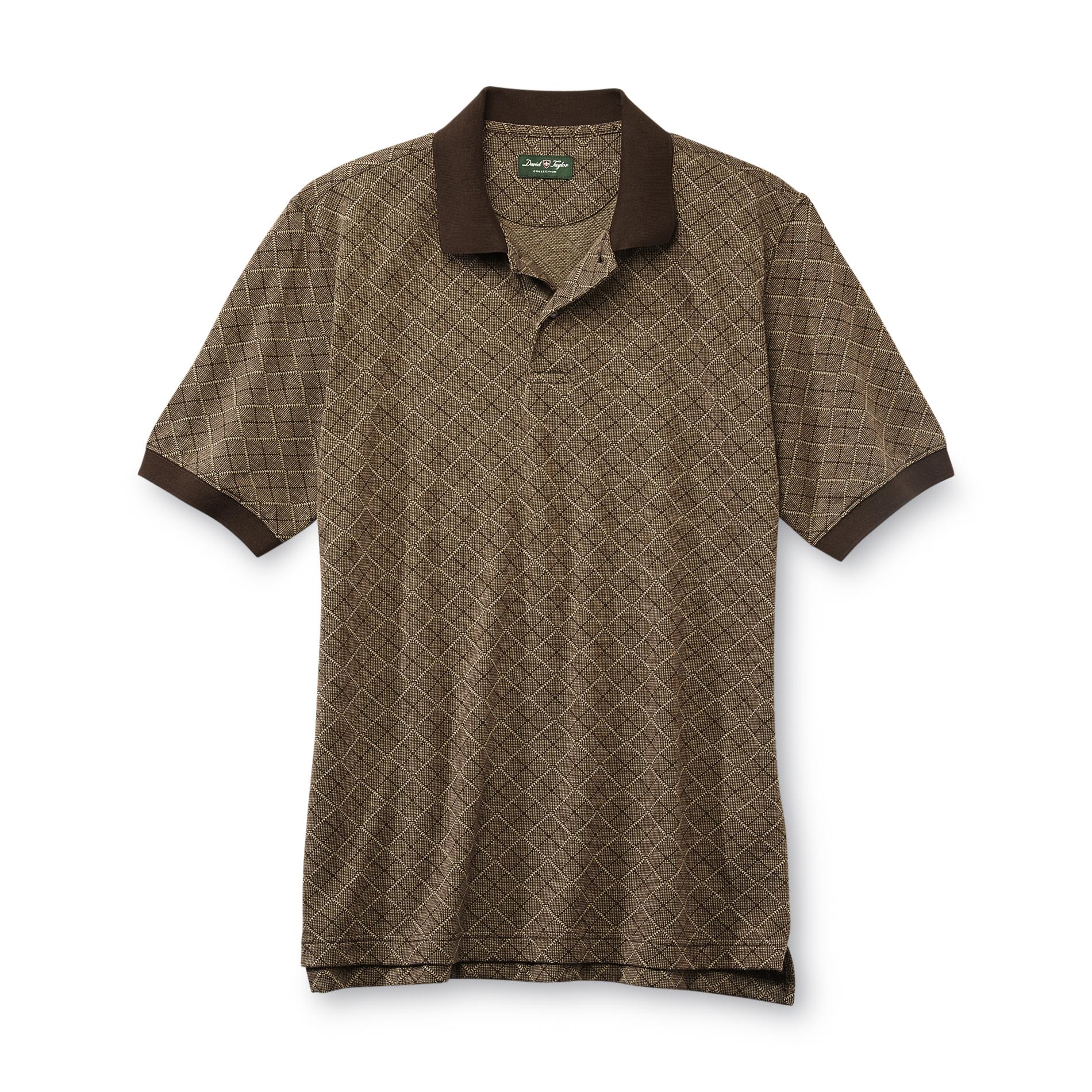 David Taylor Collection Men's Polo Shirt - Diamond