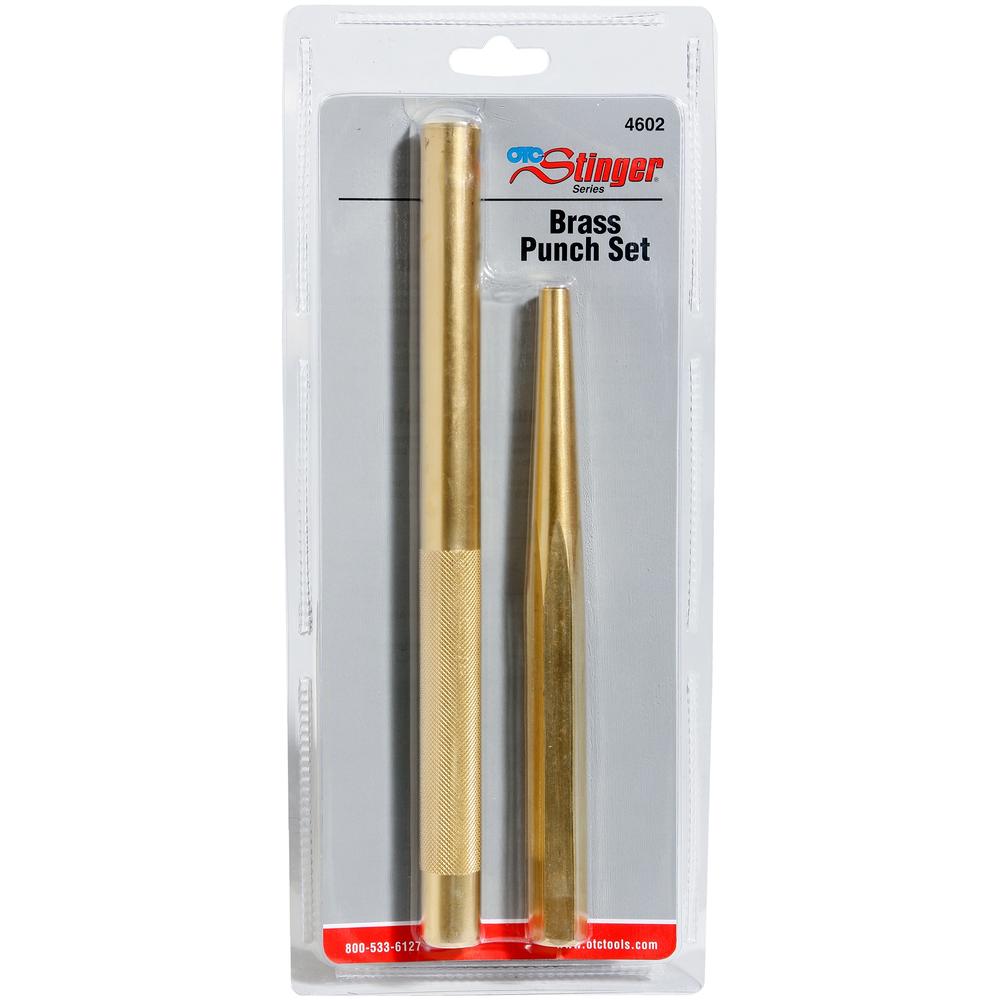 OTC 2 Pc Brass Punch Set