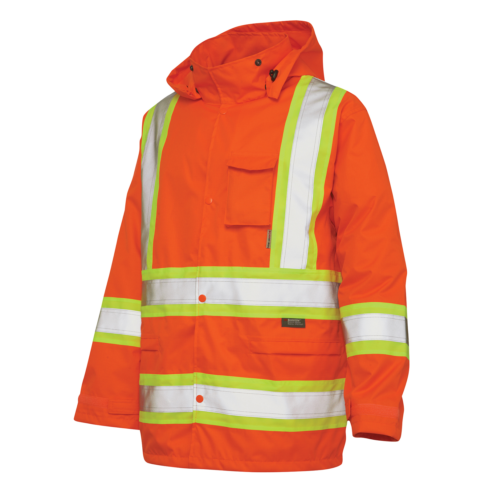 Work King Safety Hi vis rain jacket