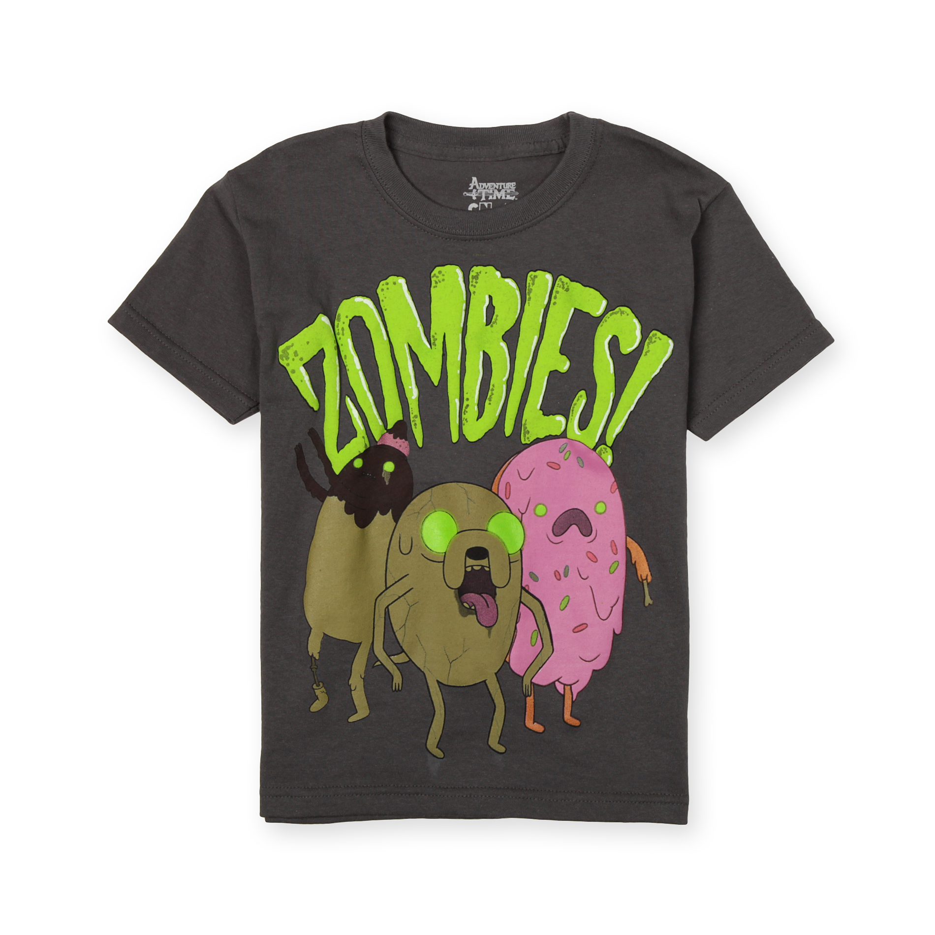 Adventure Time by Jazwares Boy's T-Shirt - Zombies!
