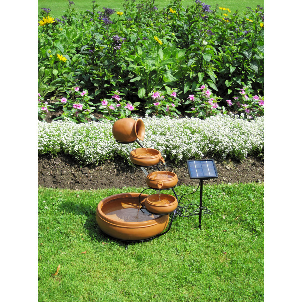 Koolscapes Solar Cascading Fountain
