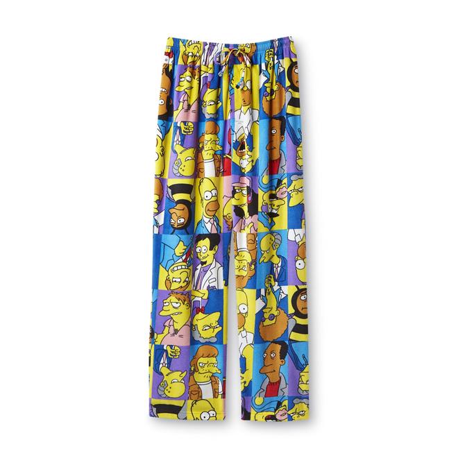the Simpsons Men's Fleece Pajama Pants