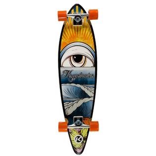Kryptonics 37" Pintail Longboard Skateboard - Ocean Eye Graphic ...