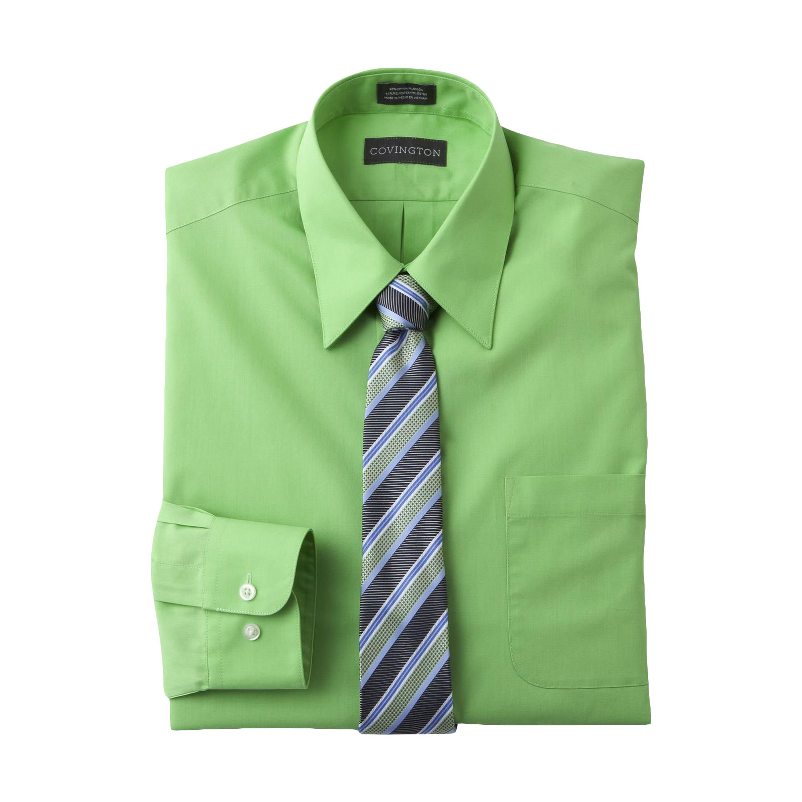 Covington Men's Dress Shirt and Tie Set