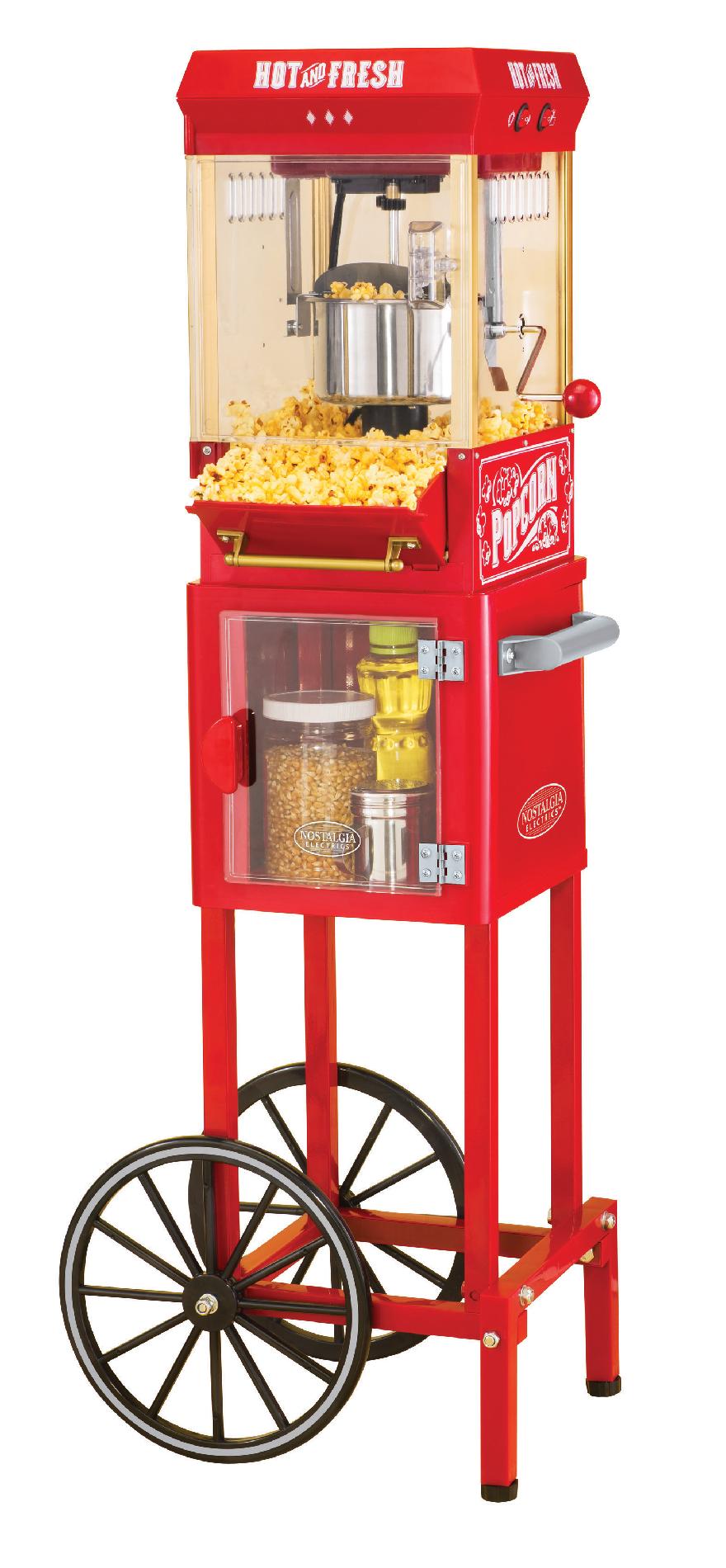 Nostalgia Electrics KPM200CART 45" Vintage Collection Popcorn Cart