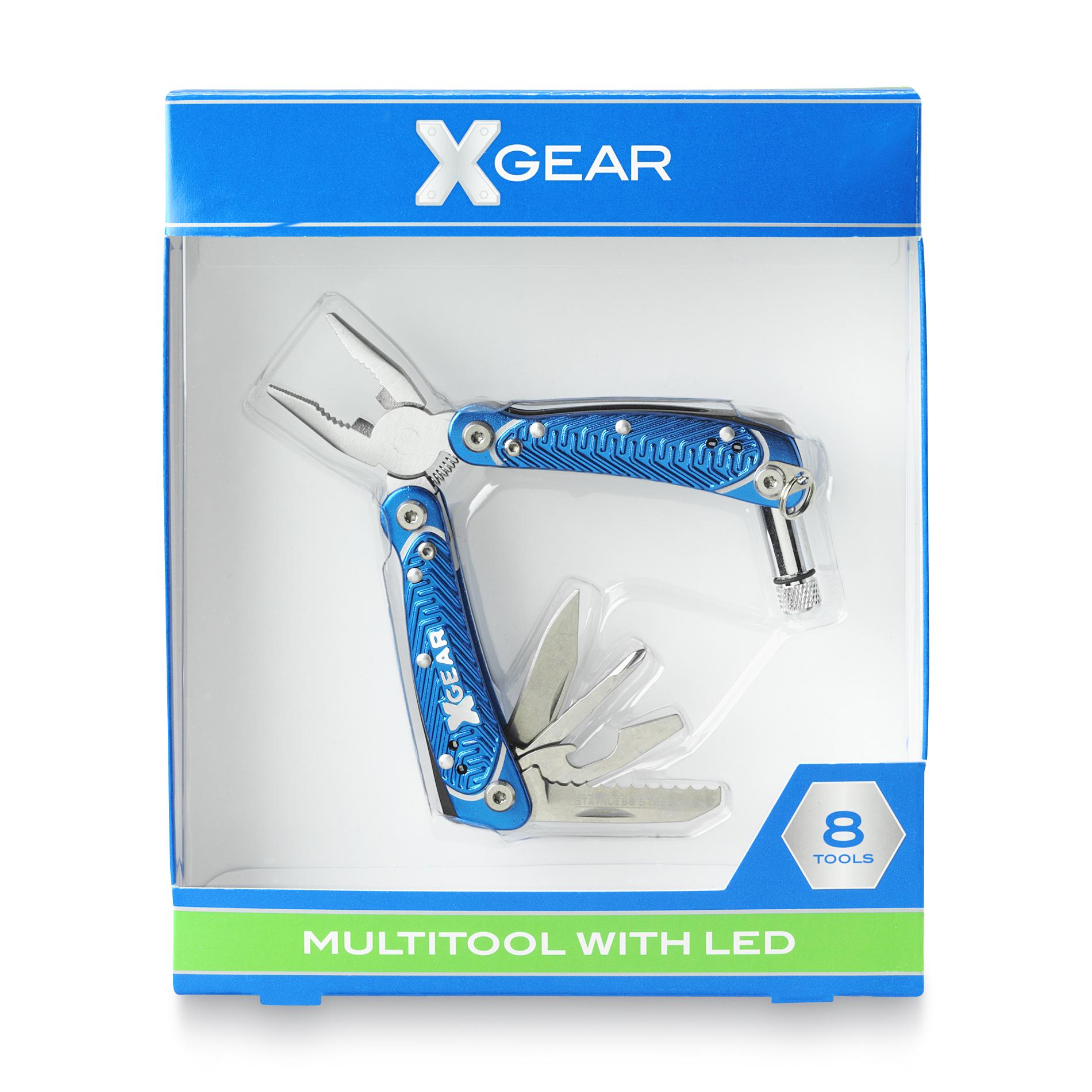 X-Gear Pocket Multi-Tool with LED Light