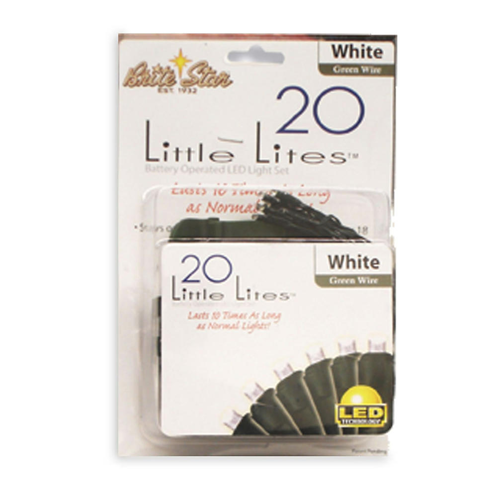 Brite Star 20L Battery Operated White Little Light Set