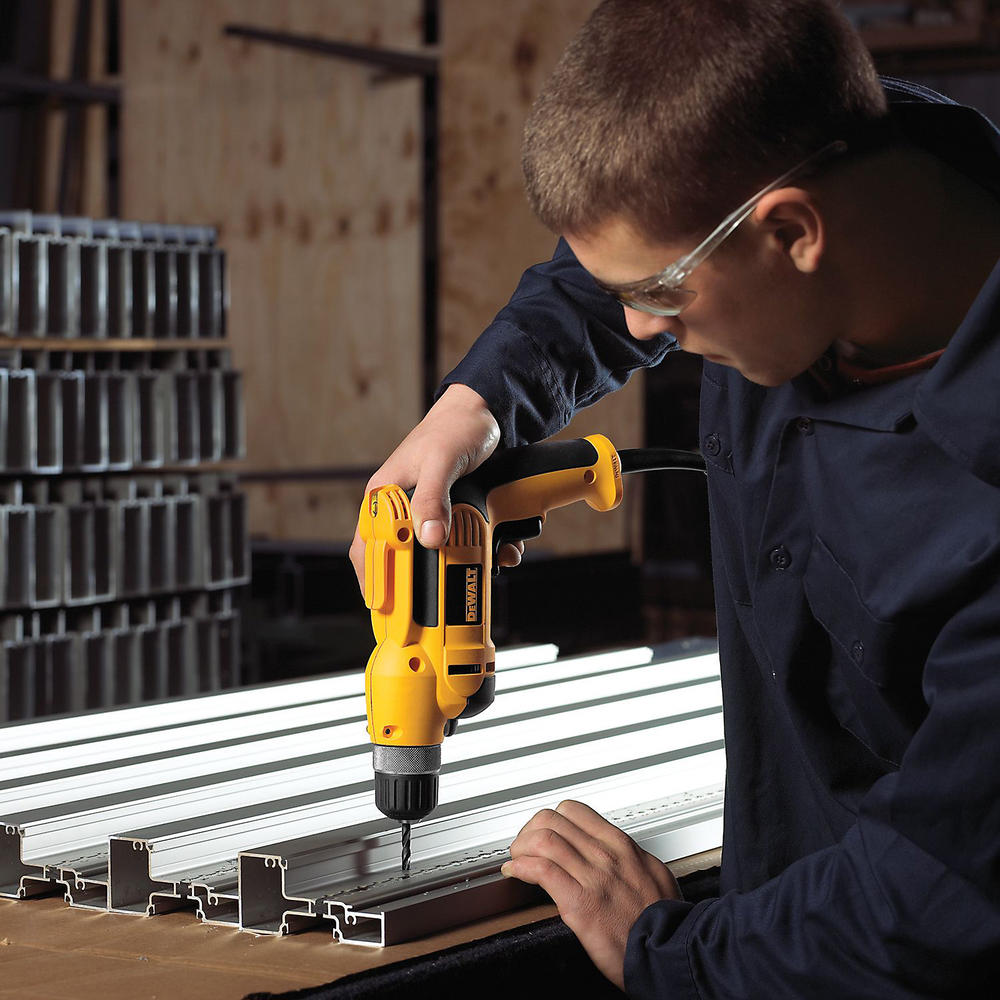 DeWalt DWD110K 7.0 amp Corded 3/8" Heavy-Duty Drill with Keyless Chuck