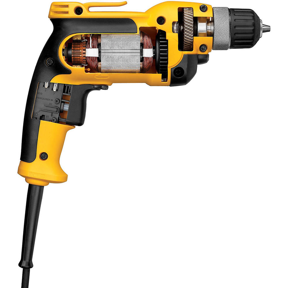 DeWalt DWD110K 7.0 amp Corded 3/8" Heavy-Duty Drill with Keyless Chuck