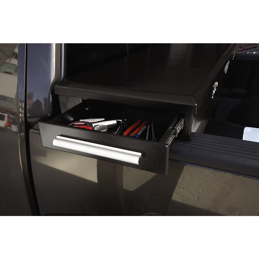 Viper Tool Storage 70-inch Full Size 18G Steel Truck Box, Black