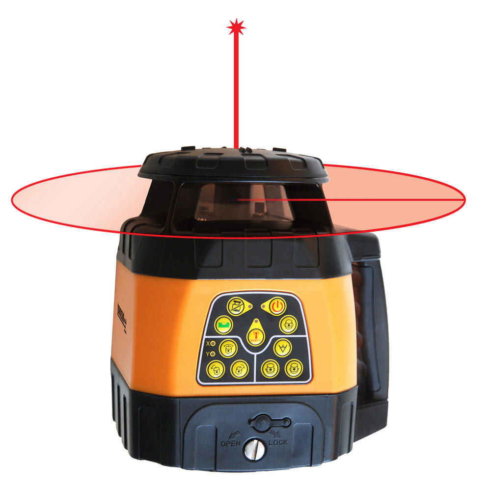 Johnson Level Electronic Self-Leveling Horizontal & Vertical Rotary ...