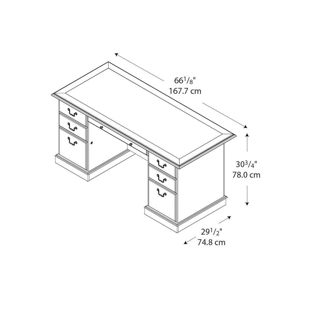Bush 66" Manager's Desk
