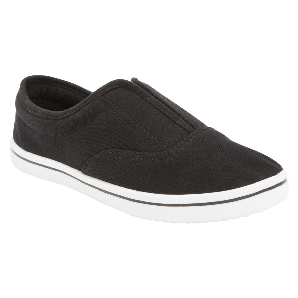 Basic Editions Women's Sadie Black Fashion Sneaker