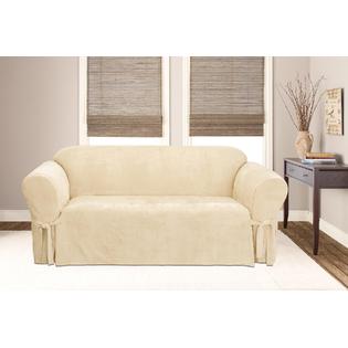 Sure Fit Soft Suede Sofa Furniture Cover- Cream - Home - Home Decor ...