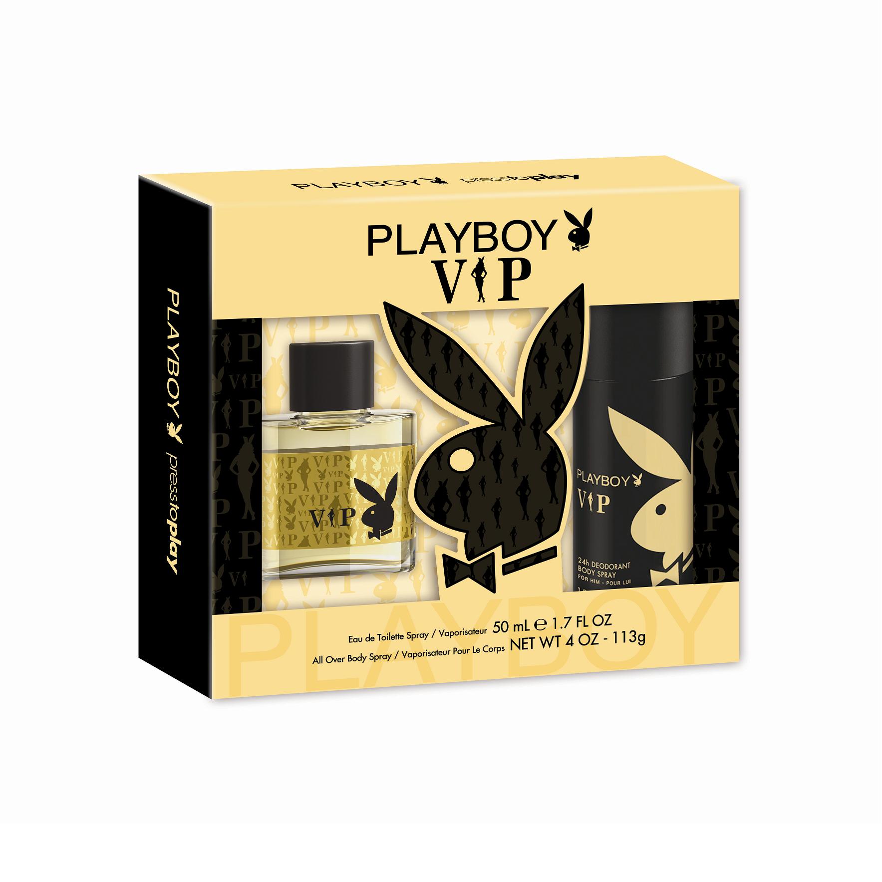Playboy VIP Fragrance Gift Set for Men, 2 Piece