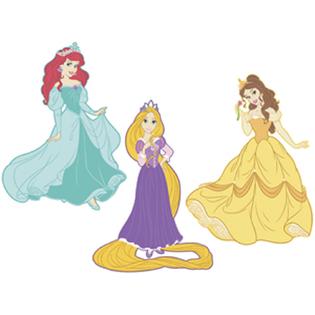 RoomMates Disney Princess Foam Characters - Home - Home Decor - Wall ...