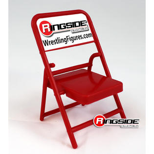 WWE Folding Chair (Red) - Ringside Exclusive Toy Wrestling Action ...