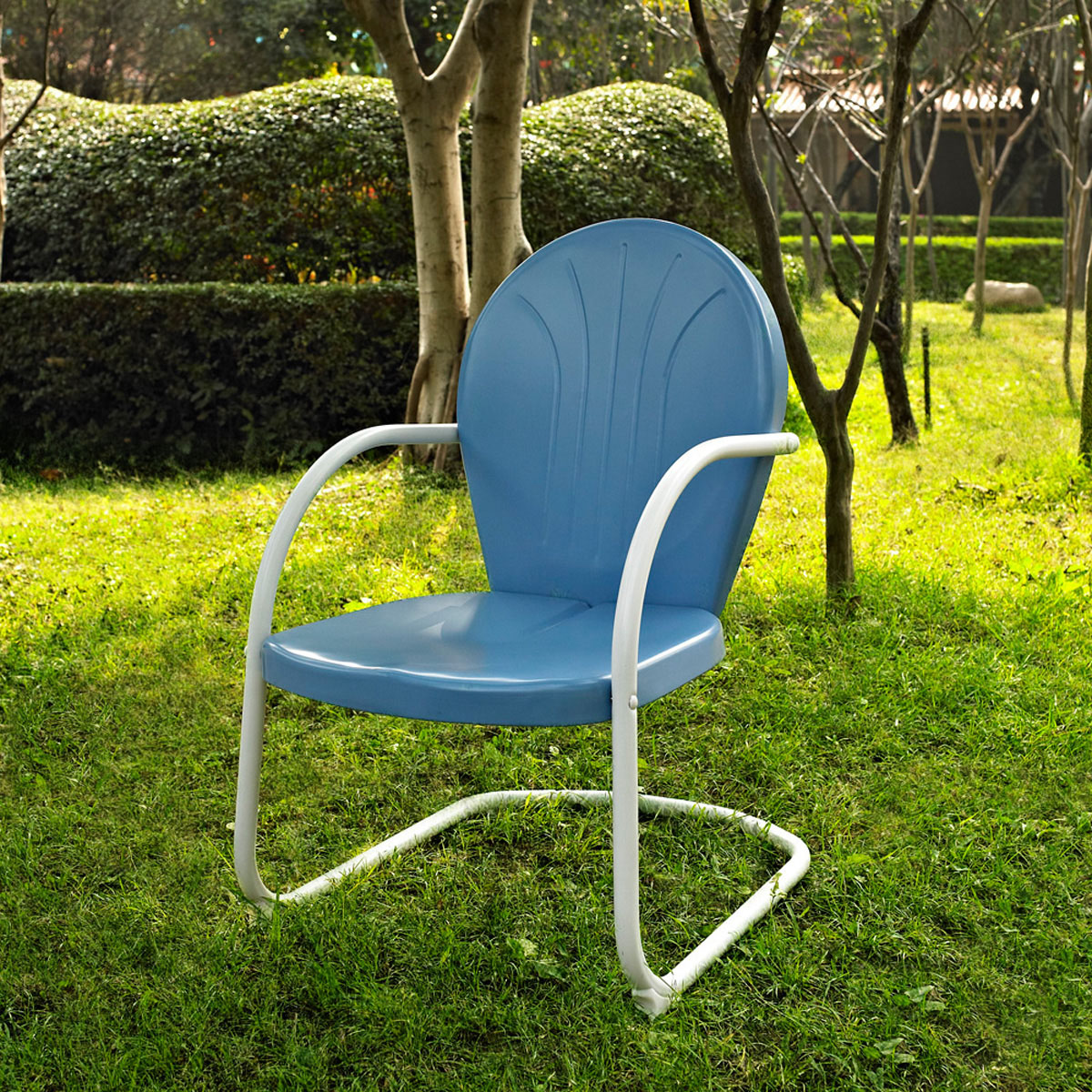 Crosley Outdoor Griffith Metal Chair in Assorted Colors