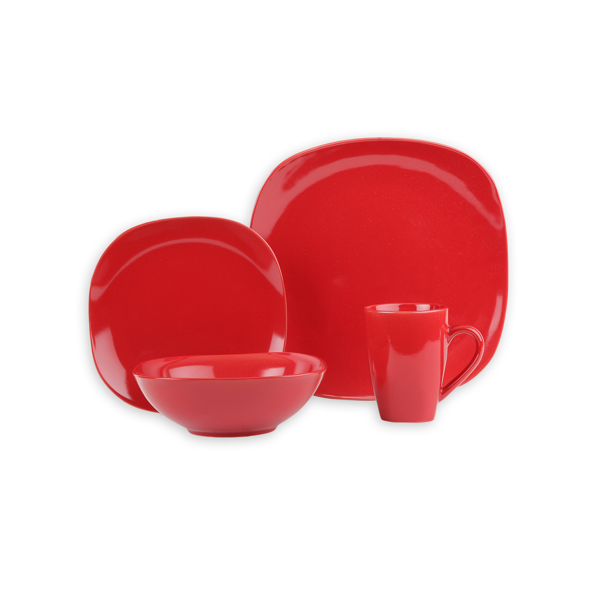 UPC 085081140616 - Essential Home 16 Piece Solid Color Dinnerware Set ...