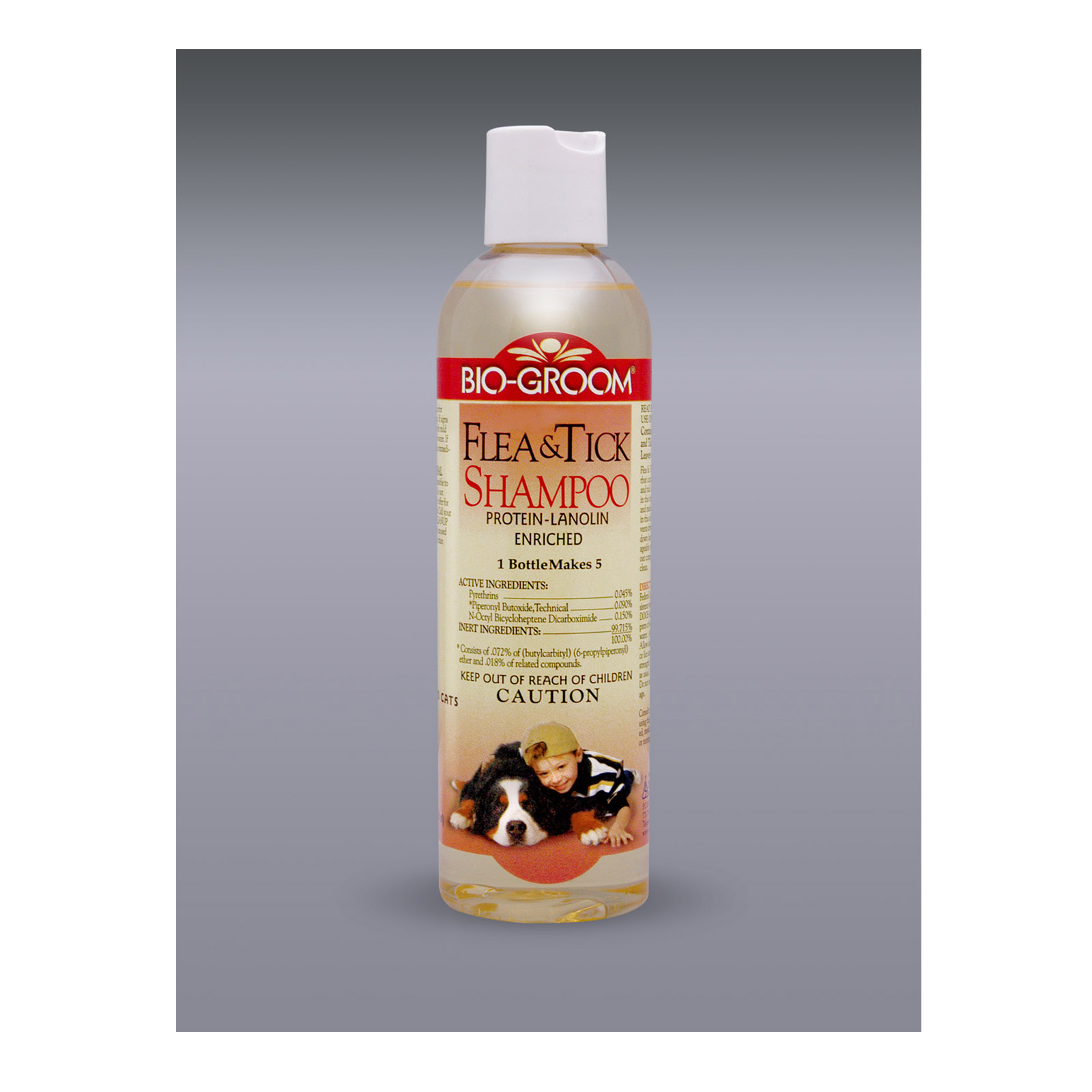 Bio-Derm Laboratories Inc. Bio-Groom Shampoo Flea/Tick Pyrethrin 12 oz.