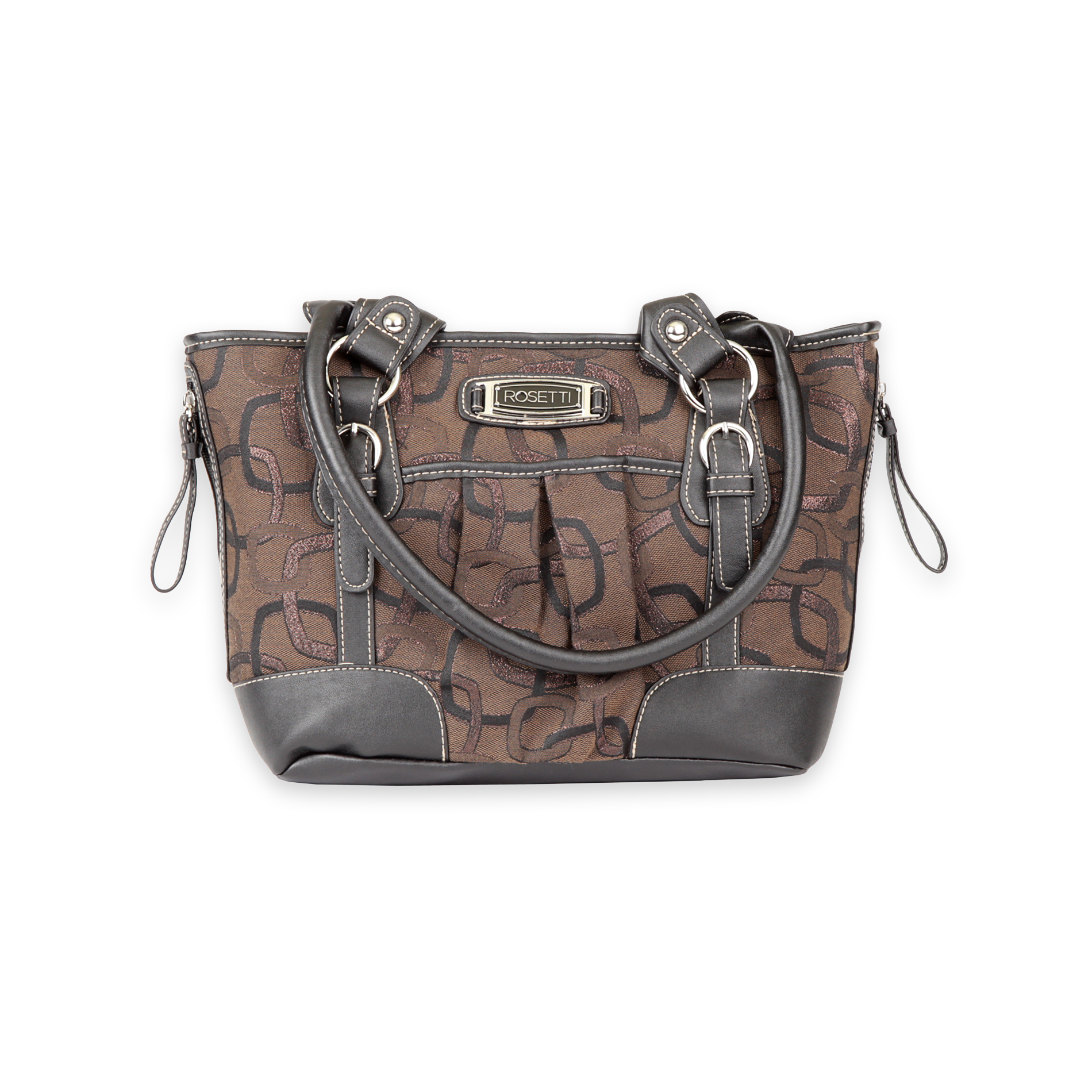 Rosetti Women's Handbag Totes - Black/Brown