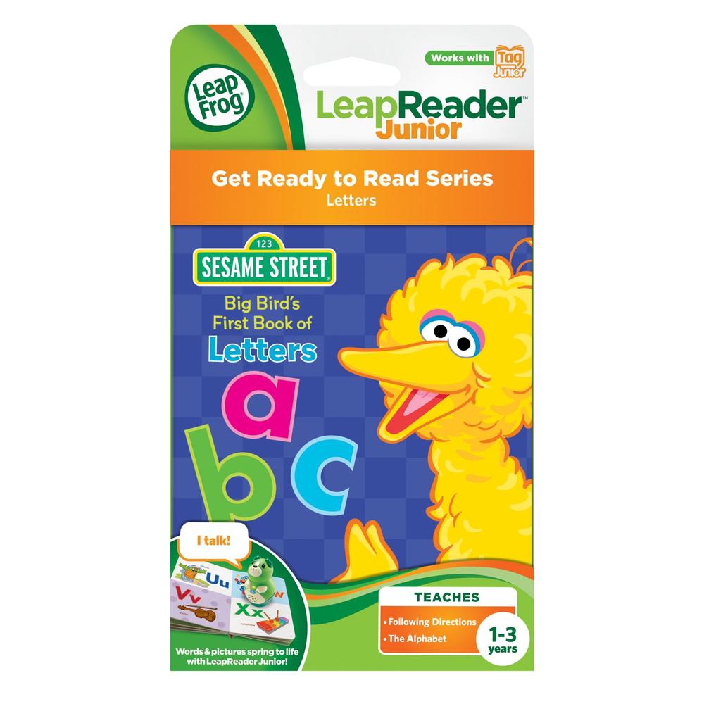 LeapFrog LeapReader Junior Book: Sesame Street Big Bird's First Book of ...