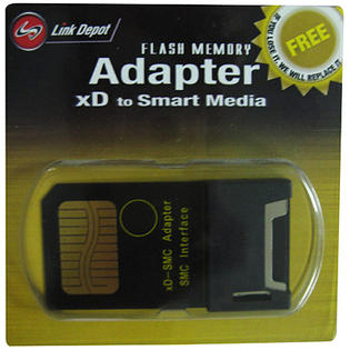 Link Depot Adapter Flash Memory XD to Smart Media Card - TVs ...