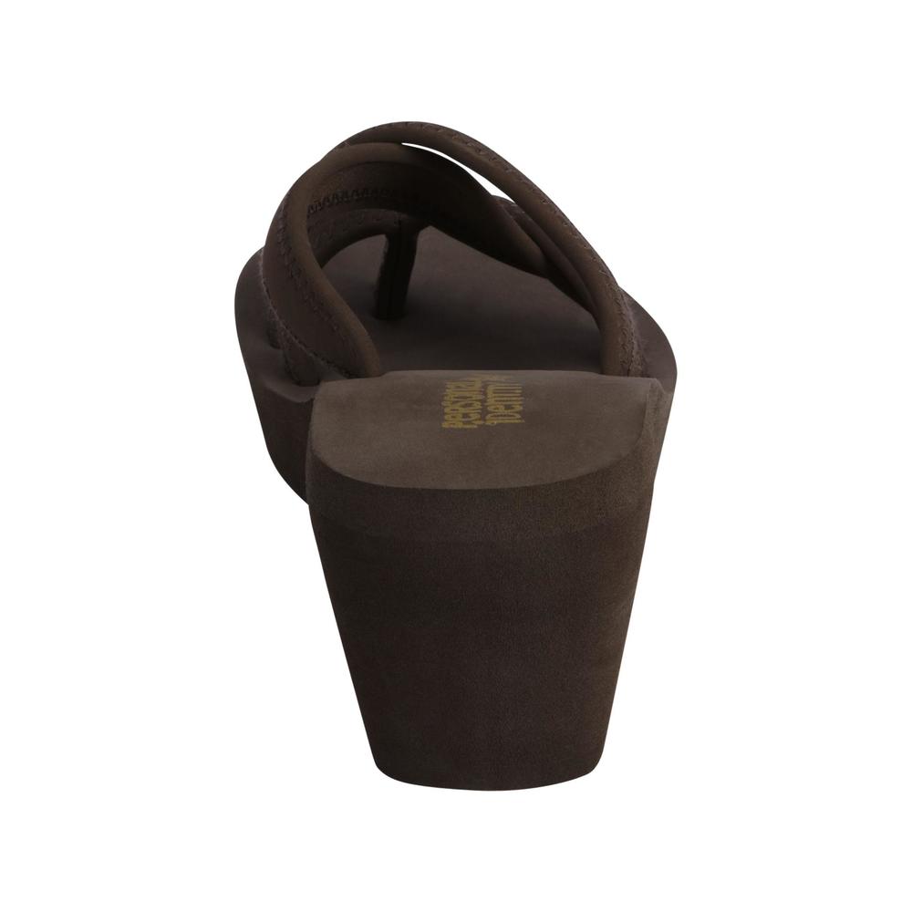 Personal Identity Women's Neo Brown Strappy Wedge Sandal
